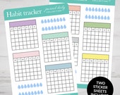 Printable Mini Habit Trackers - Bullet Journal Tracker - Habit Tracker ...