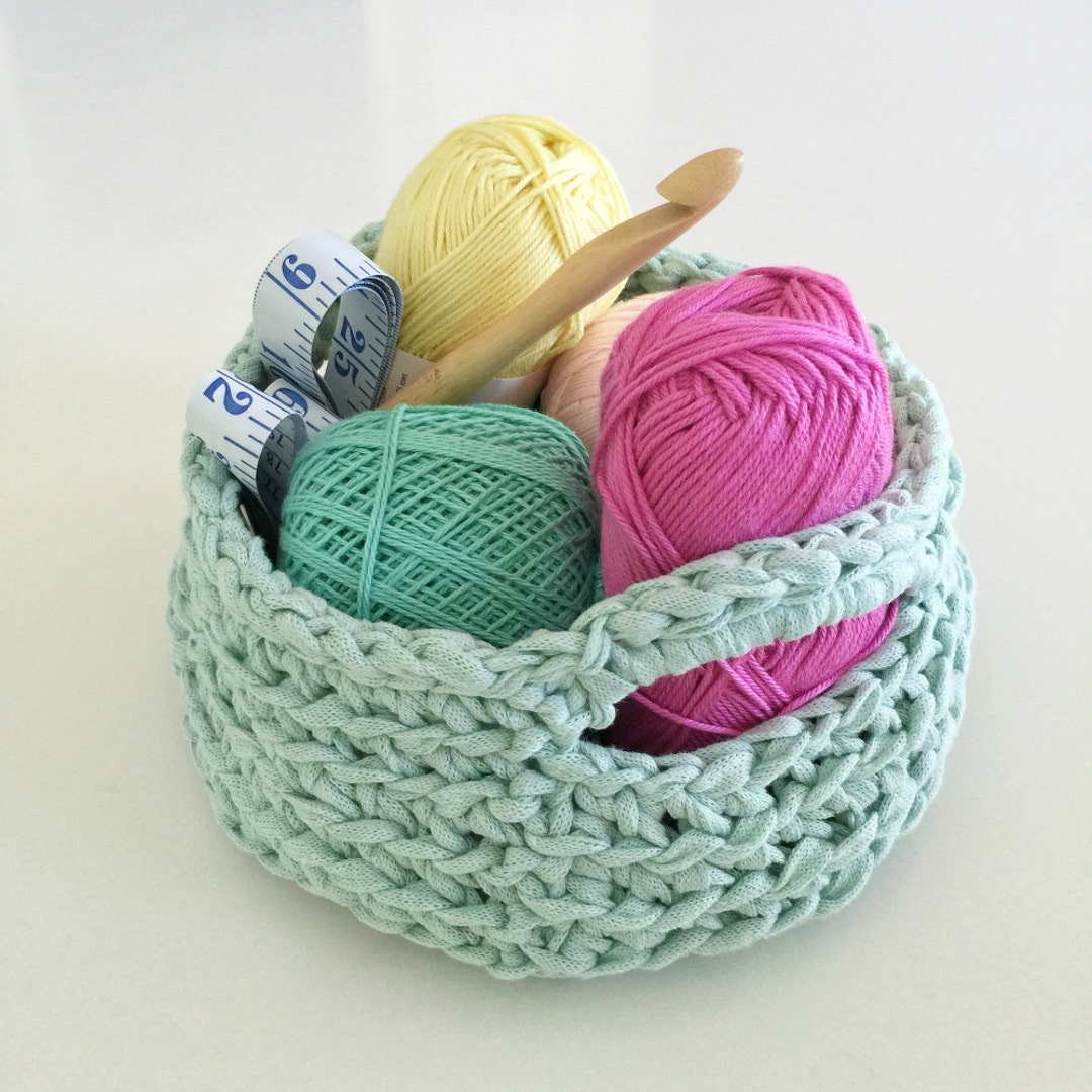 Crochet Basket Pattern / Crochet Pattern / Basket Pattern / Chunky ...