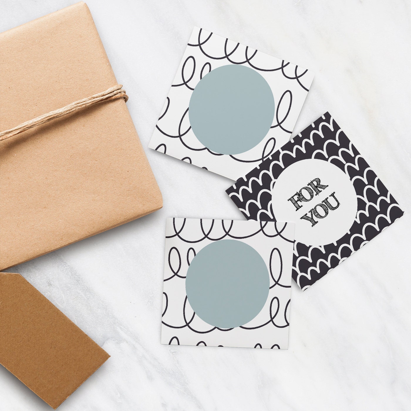 Printable Stickers for Parcels, Gift Wrapping, Planners, Scrapbooking ...