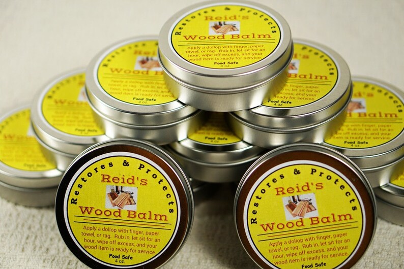 All Natural Wood Conditioner, Wood Balm, Cutting Board Conditioner ...