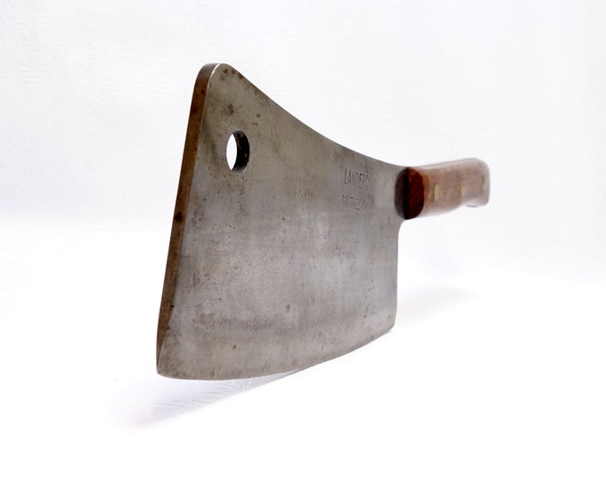 1950's NOS Landers Forged Carbon Steel Full Tang Walnut Scales 15.25 ...