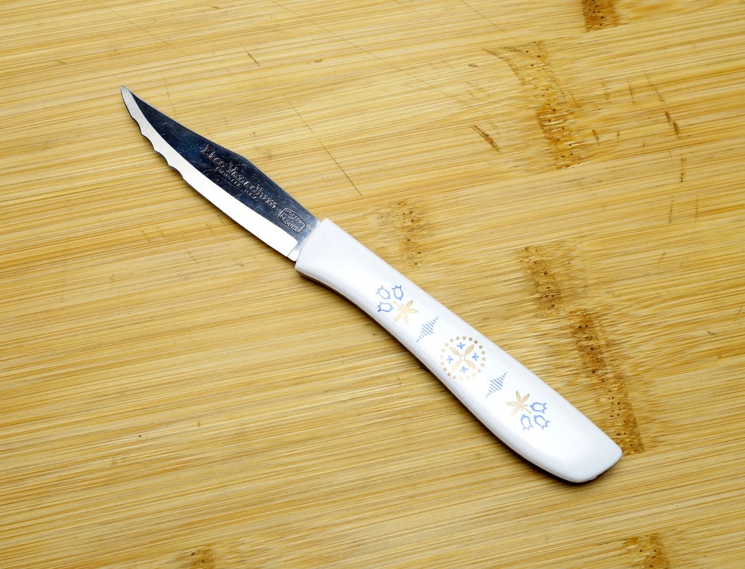 Mid Century Ekco Carousel Dutch Tulip Vanadium Stainless Hollow Ground ...