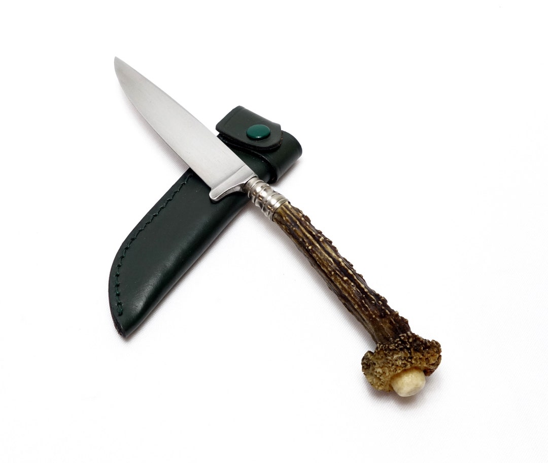 Buy Antique German Hand Made Forged Carbon Steel Gnarly Crown Stag ...