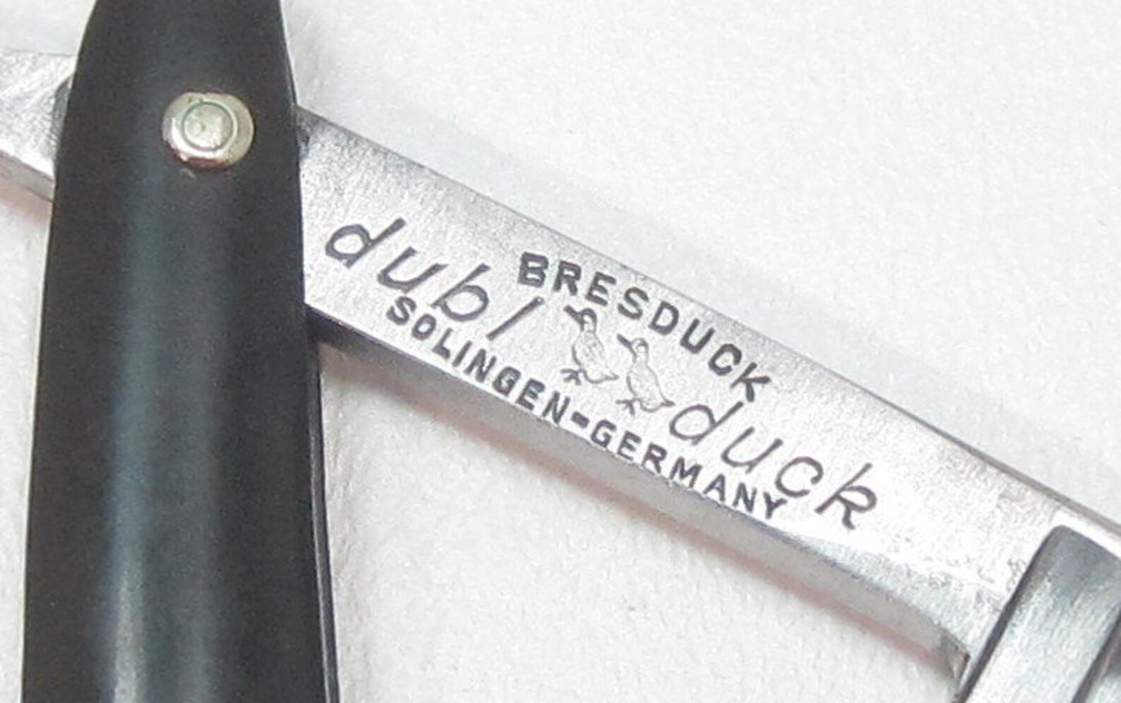C.1930-1952 Bresduck Dubl Duck Solingen Germany Satinedge 11/16 Hollow ...