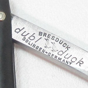 C.1930-1952 Bresduck Dubl Duck Solingen Germany Satinedge 11/16" Hollow ...