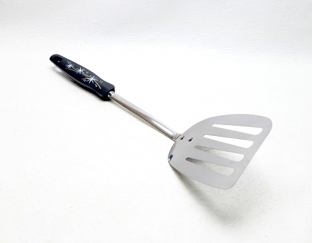 Mid Century HTF Ekco USA Atomic Starburst Bakelite Handle Slotted ...