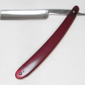 C.1892-1920 Blackjack Solingen Germany E. C. Simmons 5/8 Straight Razor ...