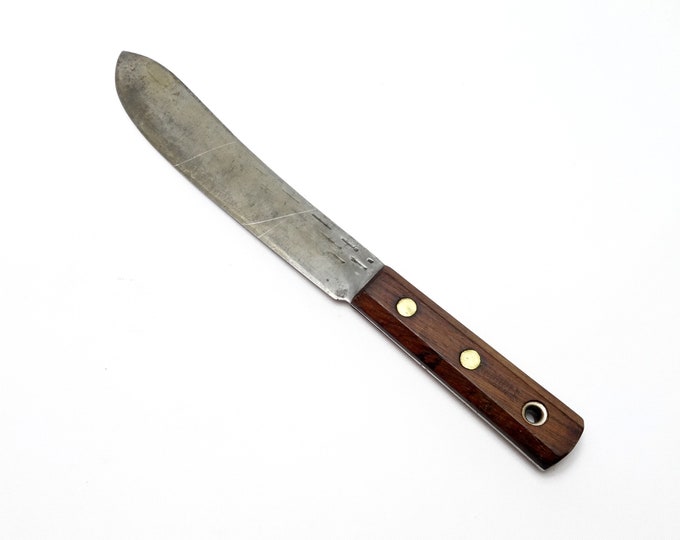 1940's Goodell Co. Hammer Forged Carbon Steel Full Tang Solid Walnut ...