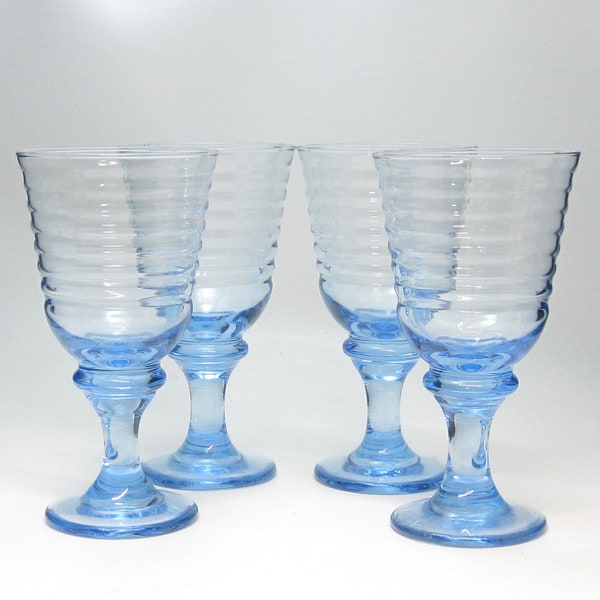 Blue Stemware - Etsy