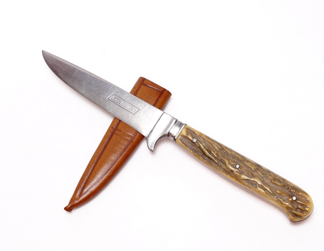 Antique Hand Forged Hand Made Integral Solingen Germany Stag Scales ...