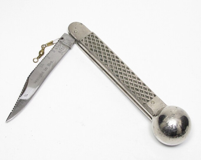 Vintage Puma Solingen Germany Sportsman's Fishing Knife With Weighted ...
