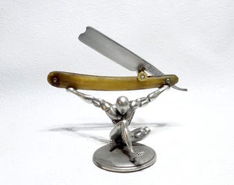 C.1860-1880's Wade & Butcher Sheffield England 13/16 Half Hollow Ground ...