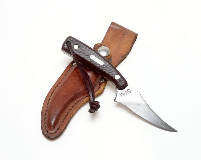 Vintage Schrade USA Old Timer 152 Sharpfinger Carbon Steel Full Tang ...