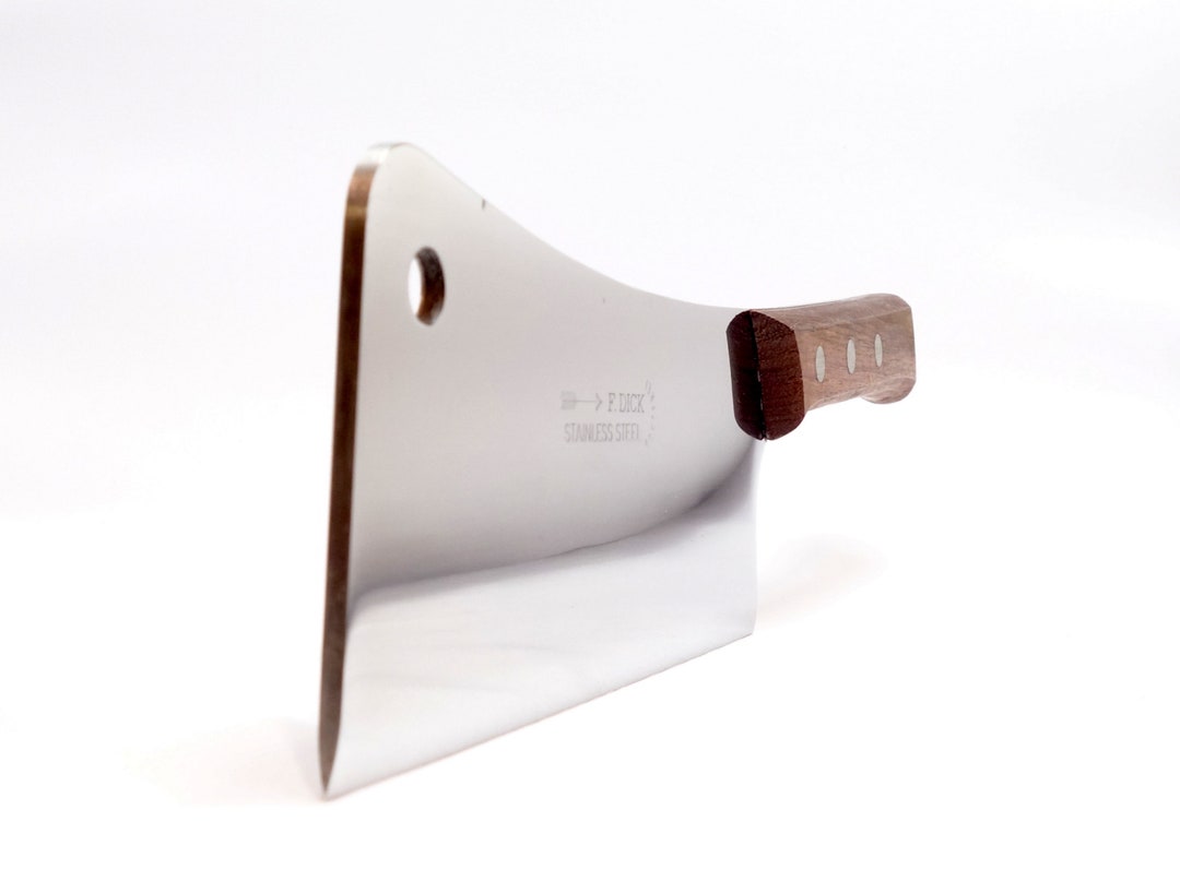 Vintage F. Dick Germany Forged Carbon Rostsfrei Stainless Walnut Handle ...