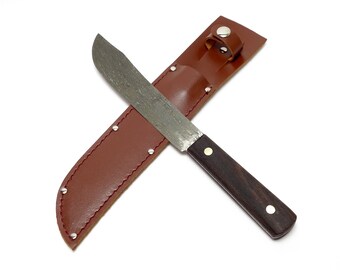 1940's Queen Cutlery Co. Hammer Forged Carbon Steel Full Tang Rosewood ...