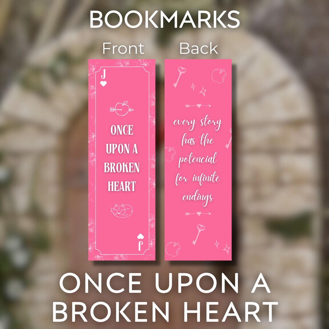 Once Upon a Broken Heart Digital Bookmark | Stephanie Garber Inspired ...