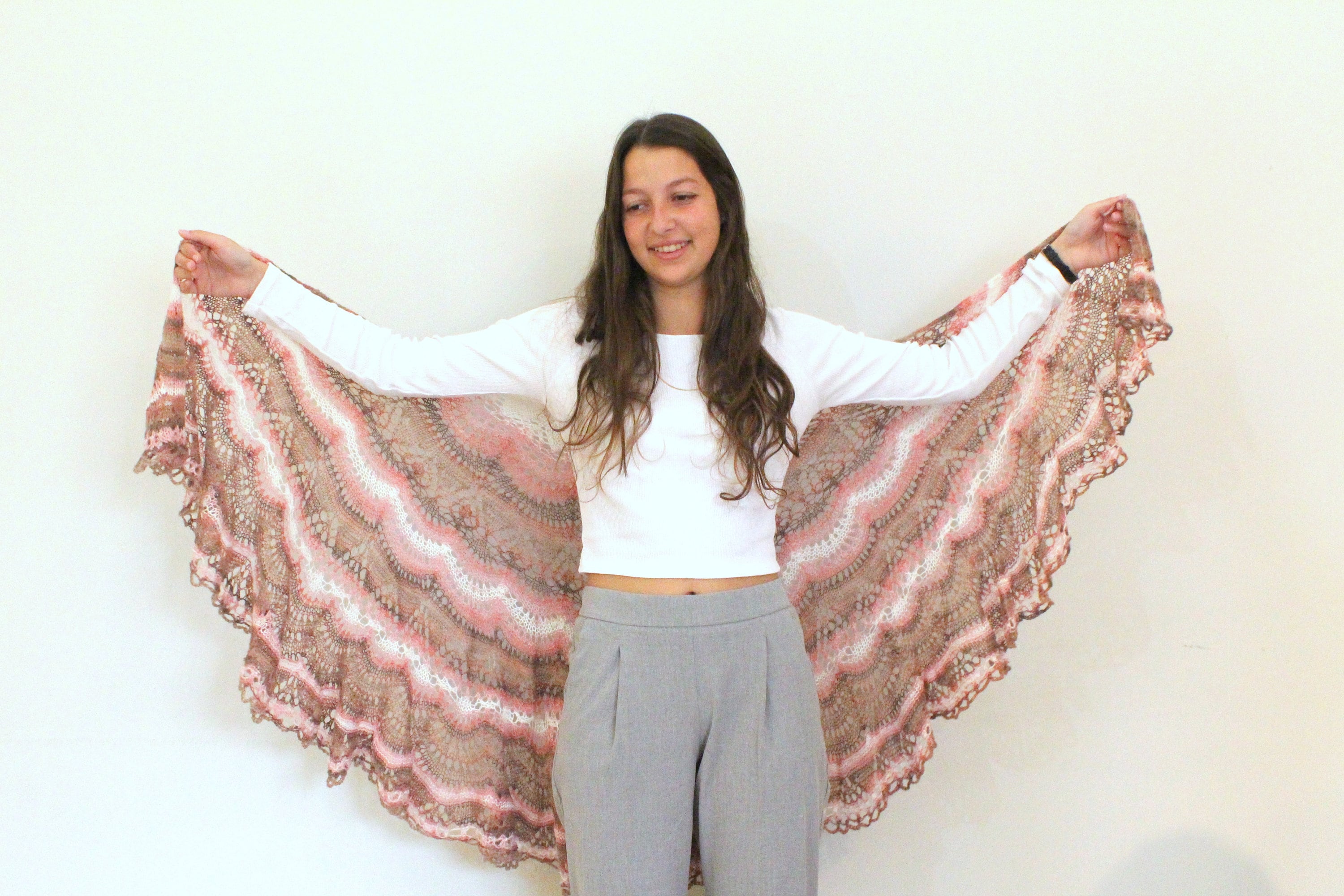 Multicolor Wraps Shawl Knitted Scarf Evening Wrap Evening - Etsy