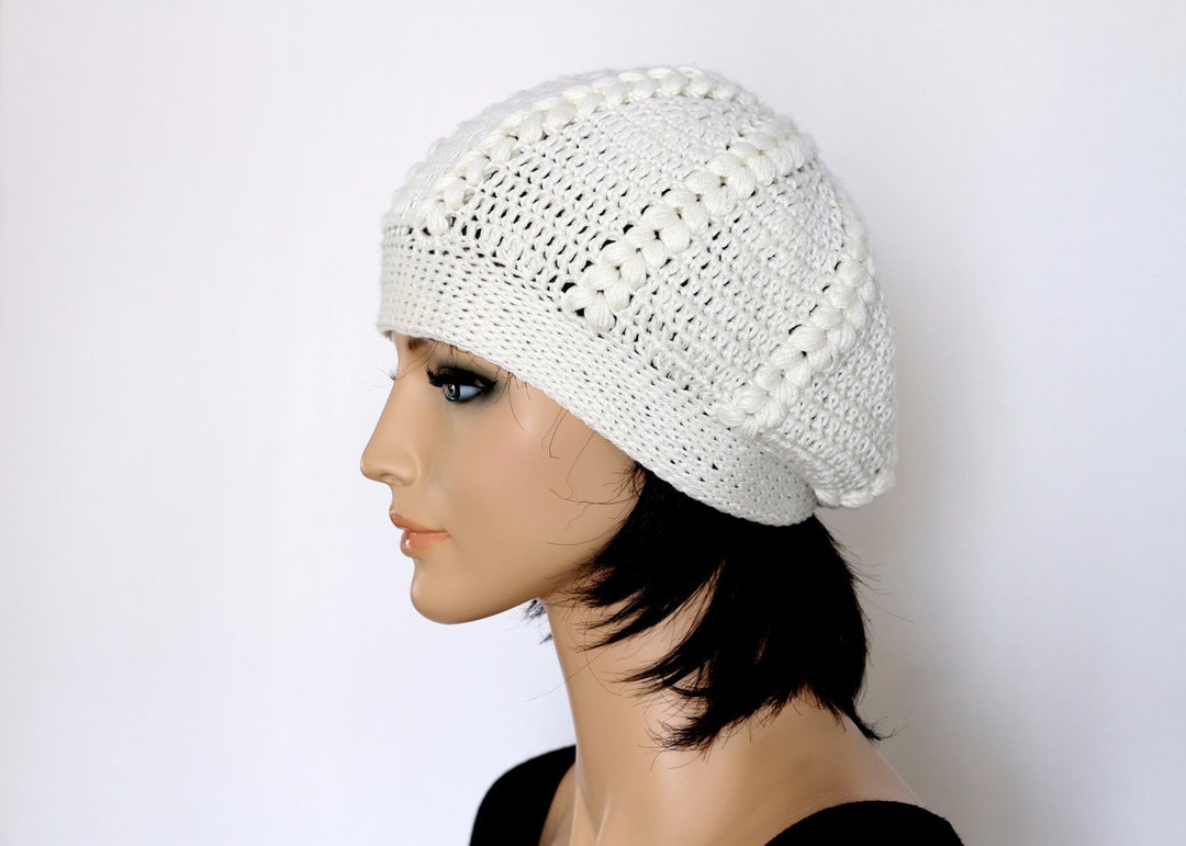 Off White Hat Knit Hat Hats Hat Knit Beanie Winter Hat Beanie Women Hat ...