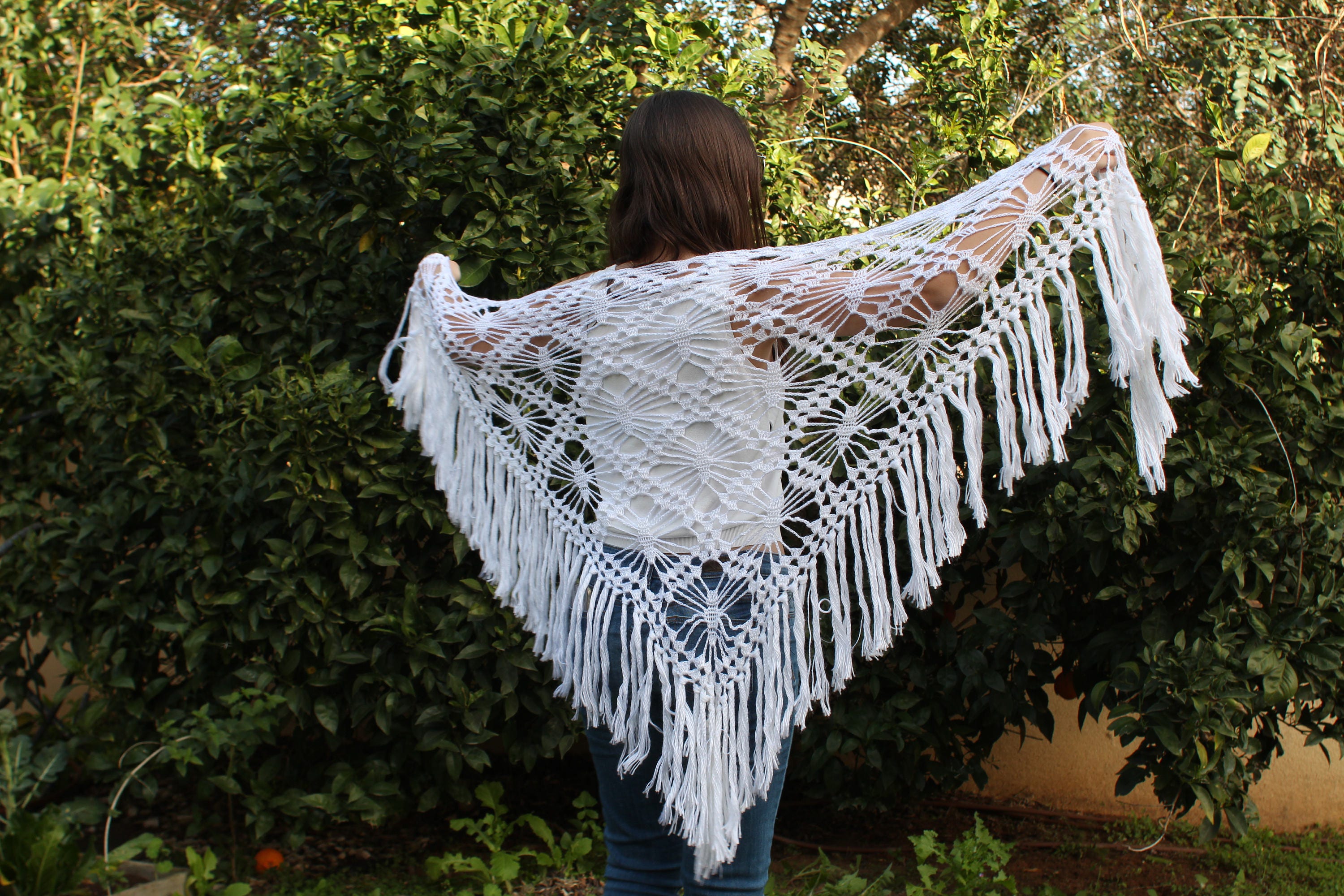 White Shawl Lace White Shawl Wrap Shawl Crocheted Shawl Wraps - Etsy