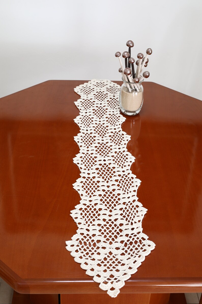 Off-whitetable Cloth Table Decoration Center Piece Lace Table Runner ...