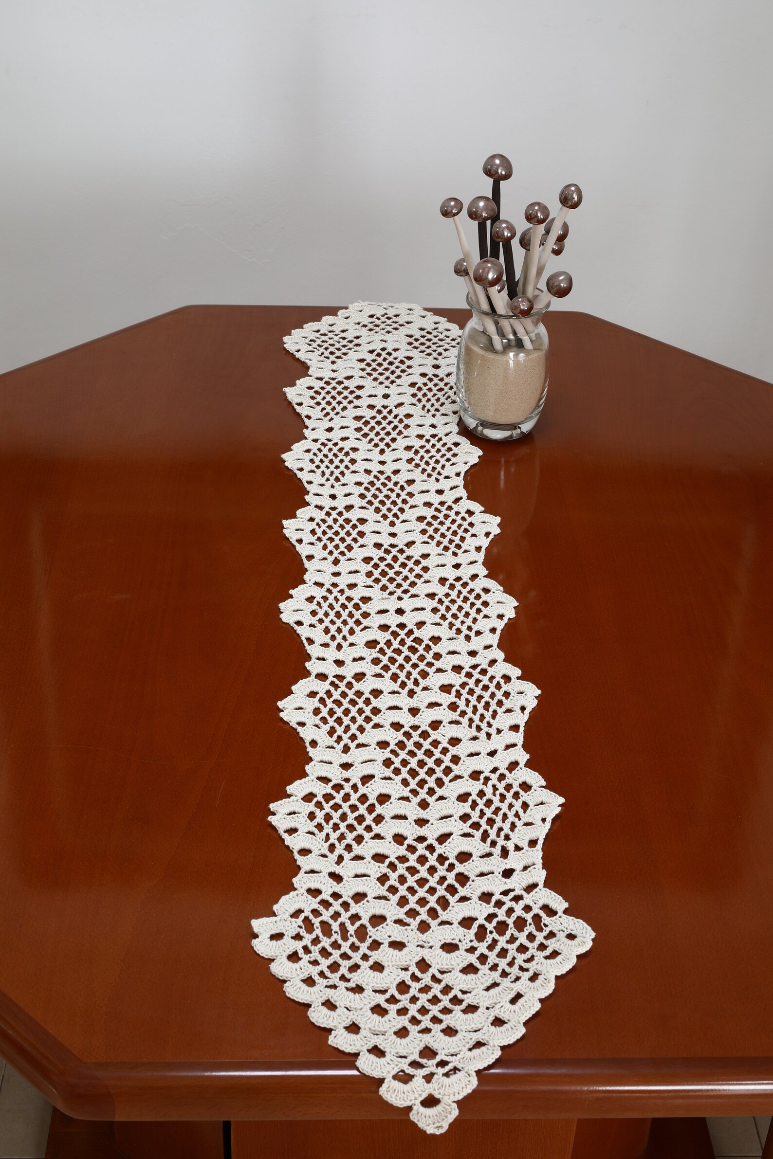 Off-whitetable Cloth Table Decoration Center Piece Lace Table Runner ...