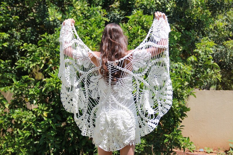 Ivory off White Shawl Lace Knit Shawl Wedding Shawl Wraps Shawls Ivory ...