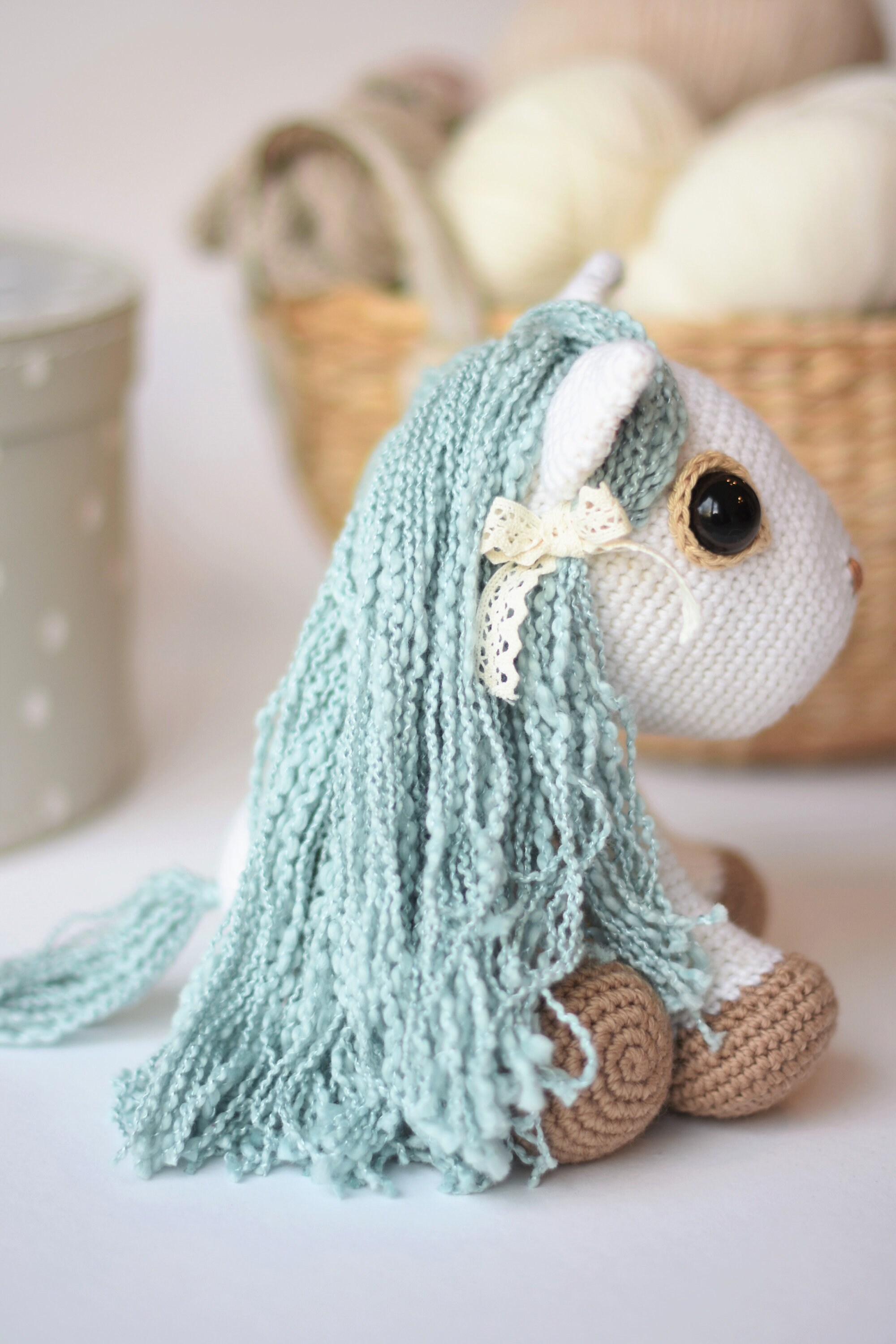 Amigurumi Pony Pattern - Pony Girl - Crochet Horse Toy, Printable Pdf ...