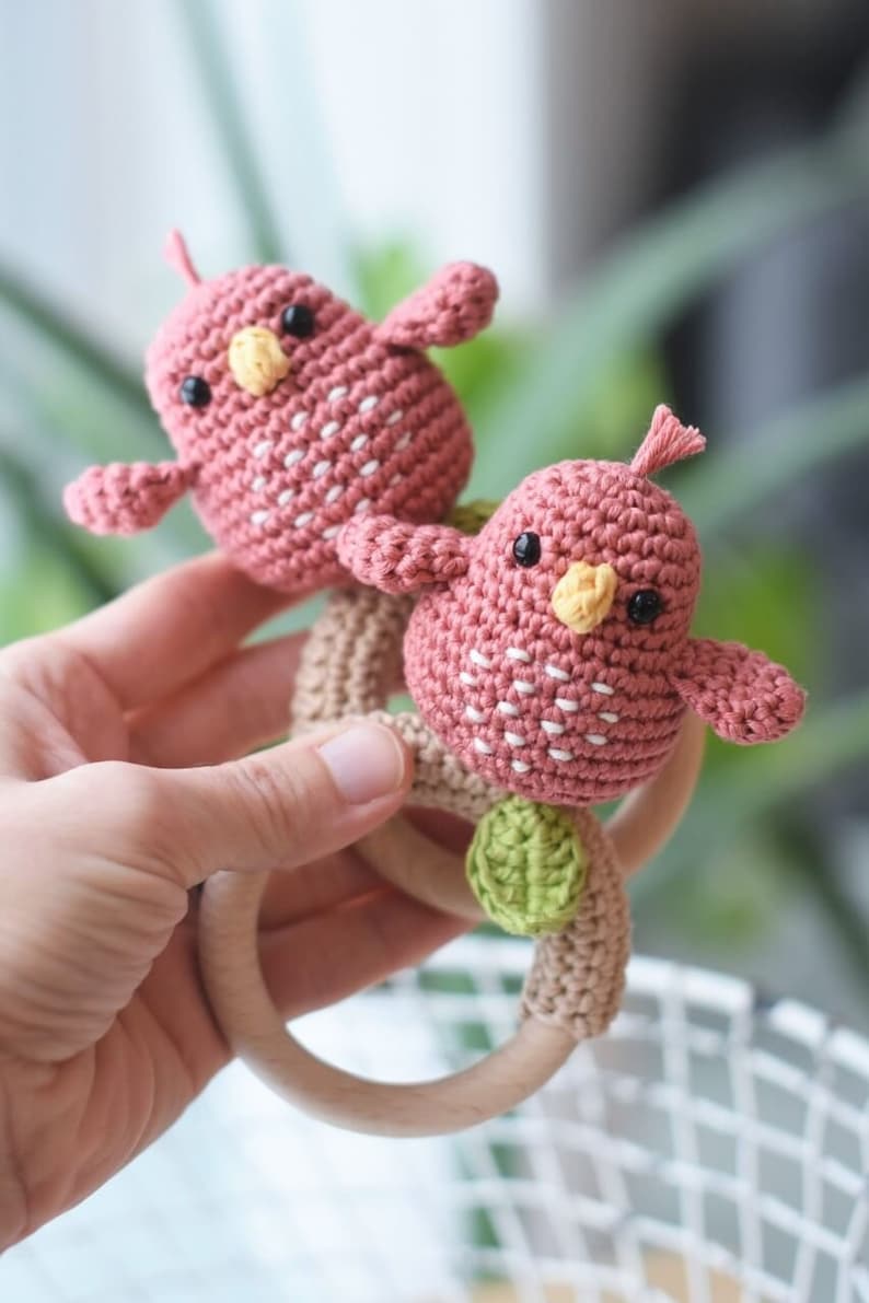 PATTERN Amigurumi Bird Rattle Amigurumi Pattern Crochet - Etsy