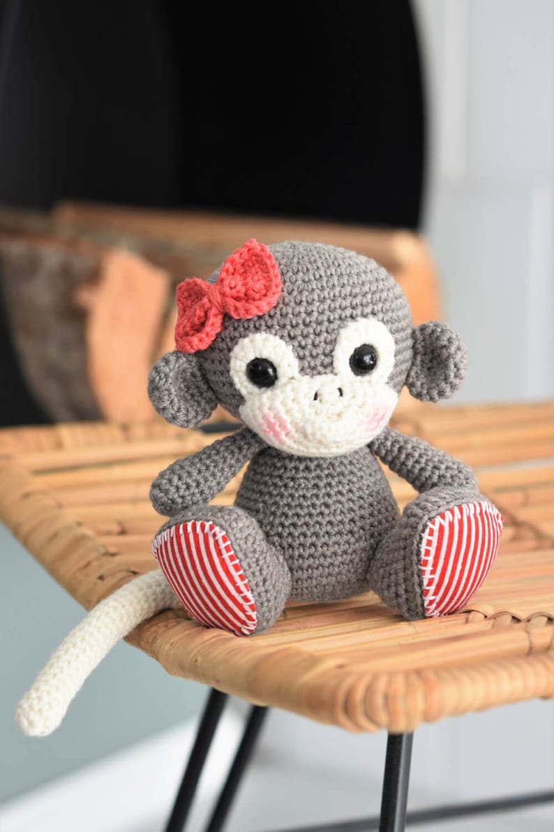 Amigurumi Pattern Mambo the Monkey Crochet Monkey - Etsy