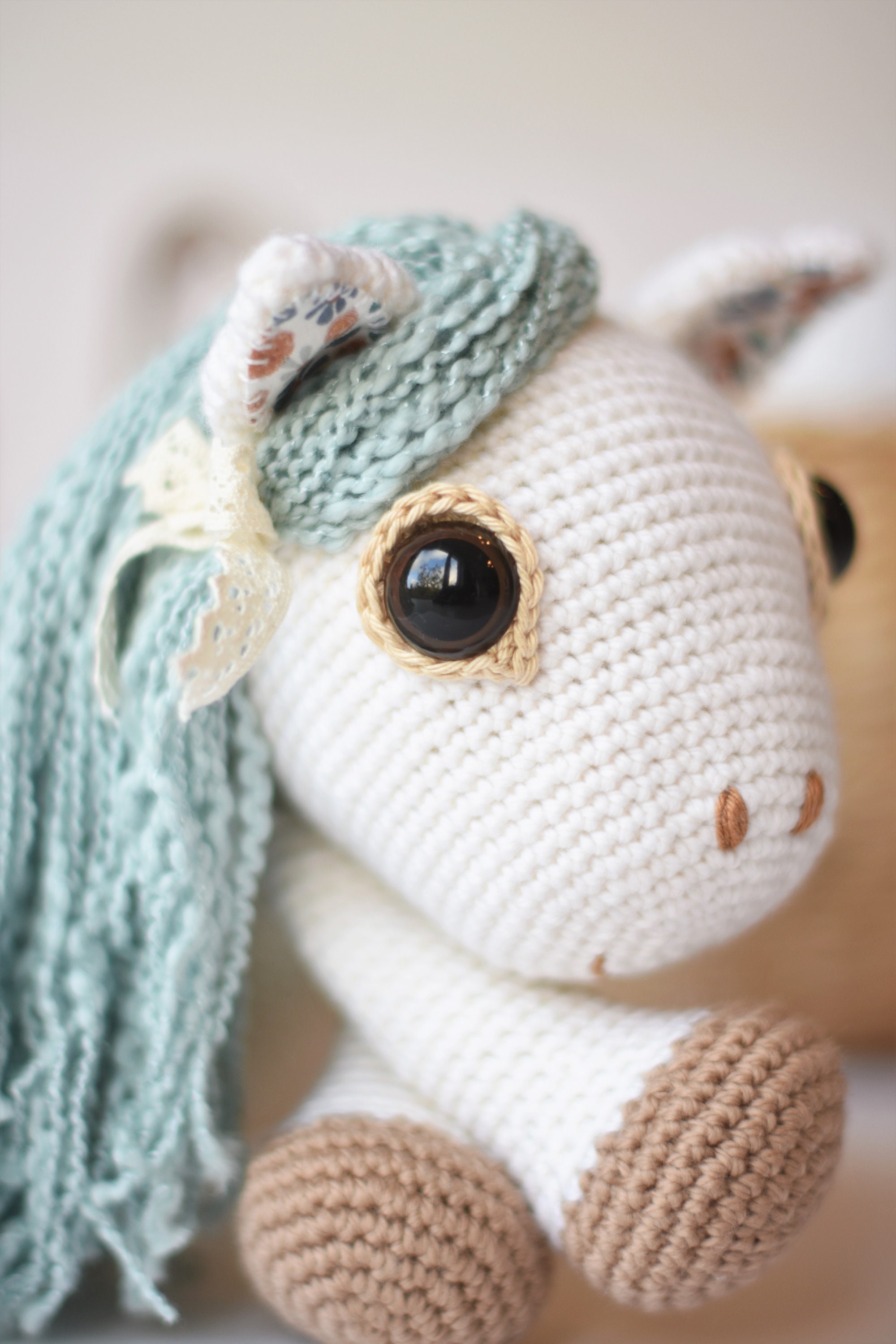 Amigurumi Pony Pattern - Pony Girl - Crochet Horse Toy, Printable Pdf ...