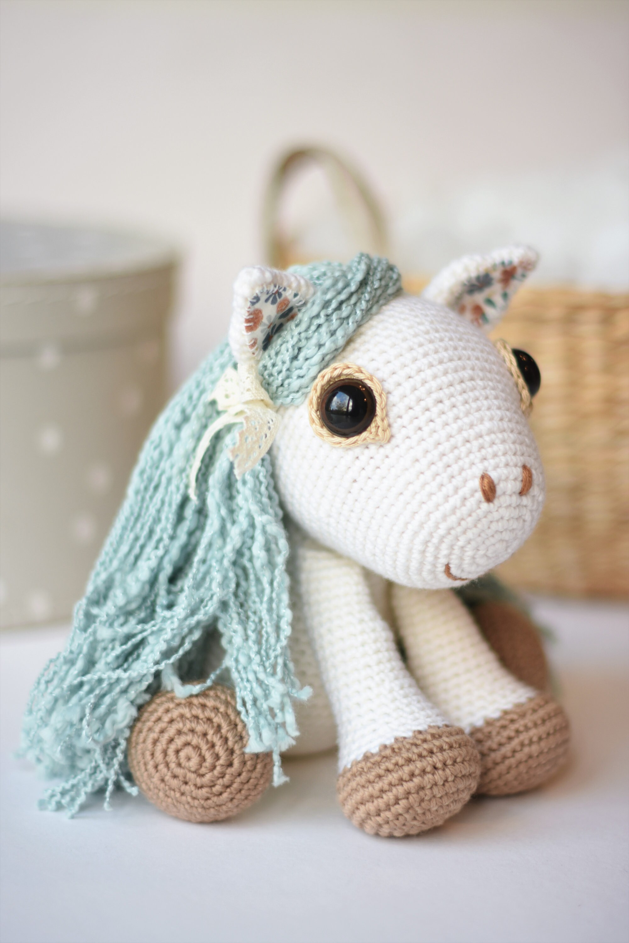 Amigurumi Pony Pattern - Pony Girl - Crochet Horse Toy, Printable Pdf ...