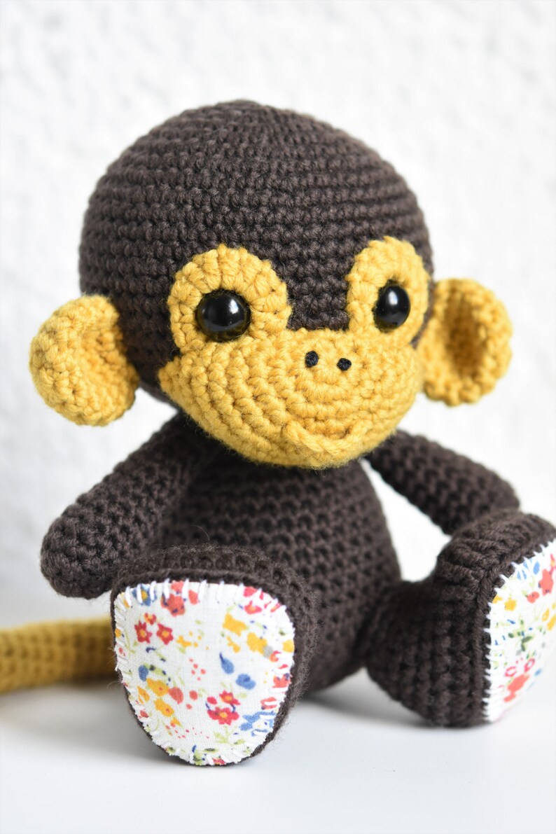 Amigurumi Pattern - Mambo the Monkey - Crochet Monkey - Amigurumi ...