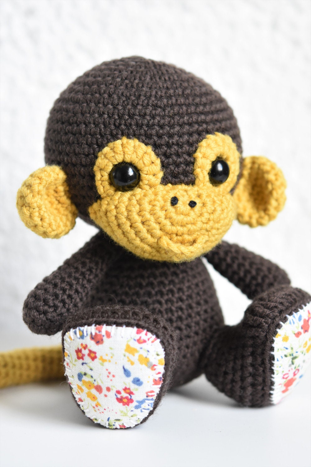 Monkey Crochet Pattern - Mambo the Monkey Amigurumi Toy (PDF Pattern ...