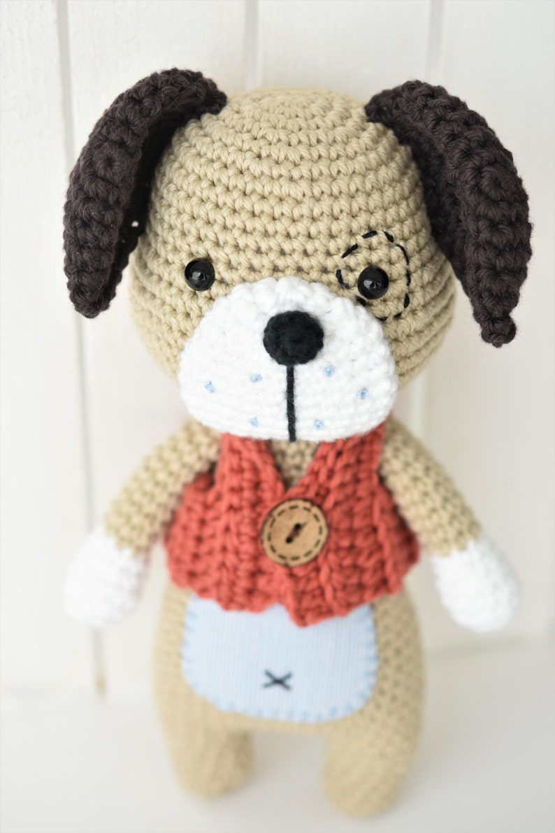 Schema cucciolo amigurumi - Bau il cane - giocattolo all'uncinetto, PDF ...