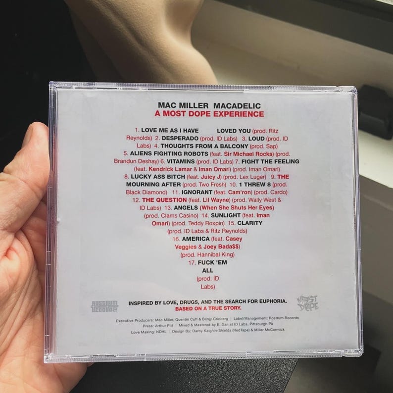 Macadelic by Mac Miller CD - Etsy