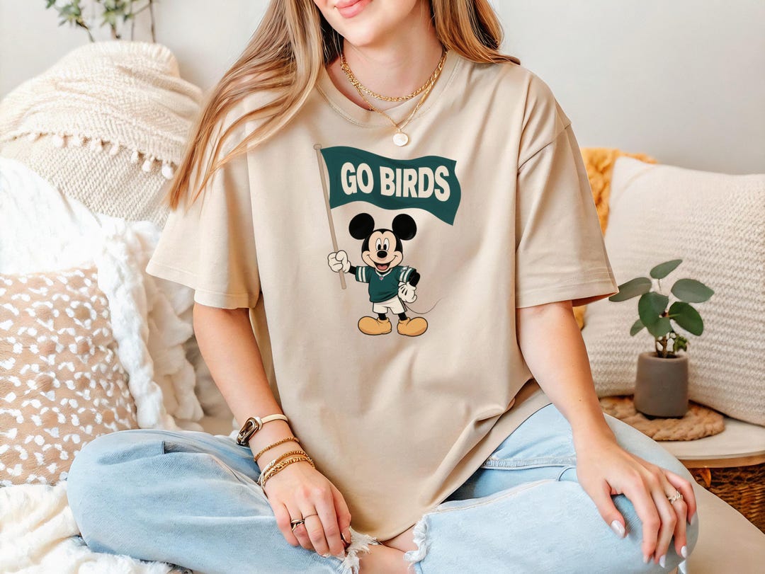 Philadelphia Go Birds Football Mickey Mouse Shirt, Sundays Are for the ...