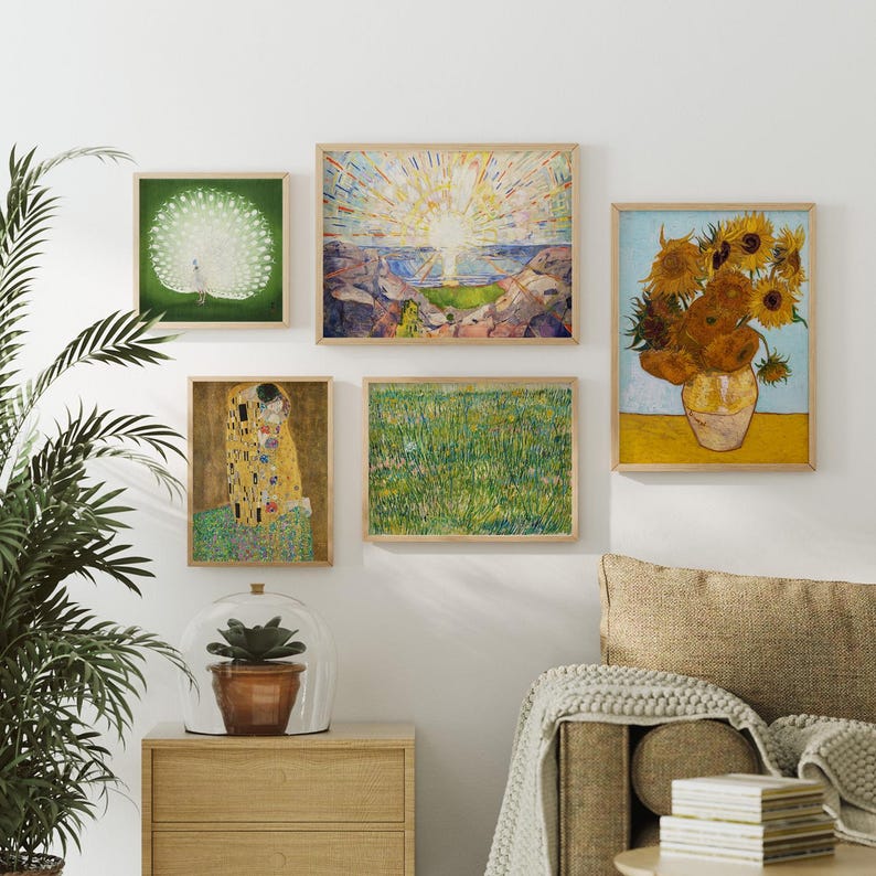 Le Soleil – Edvard Munch | Impression d'art paysage symboliste · Art ...