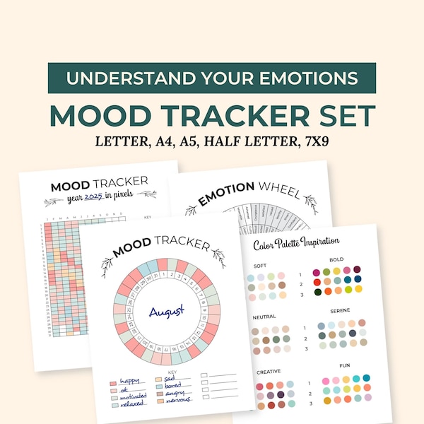 Mood Tracker - Etsy