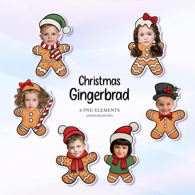 Gingerbread Face - Etsy
