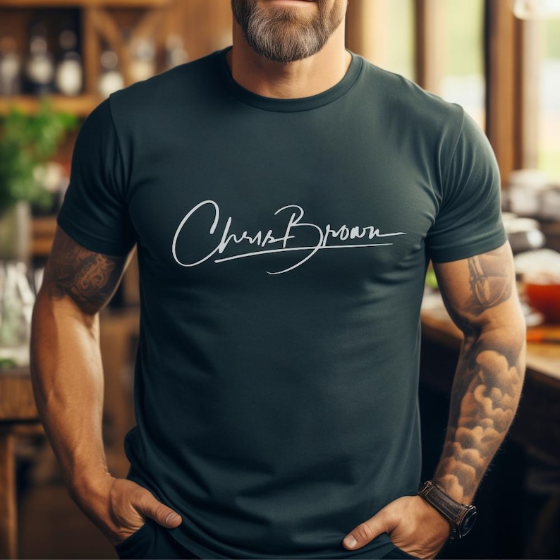 Chris Brown 8 White Signatures Svg, Celebrity Signature Png, Chris ...