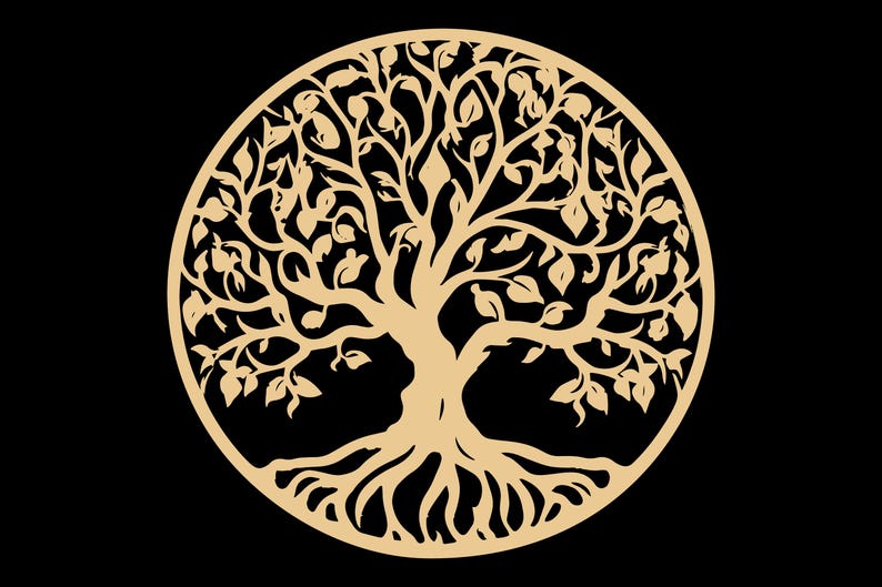 Tree of Life Laser Cut File SVG Bundle – Dxf Png Pdf Ai EPS Digital ...