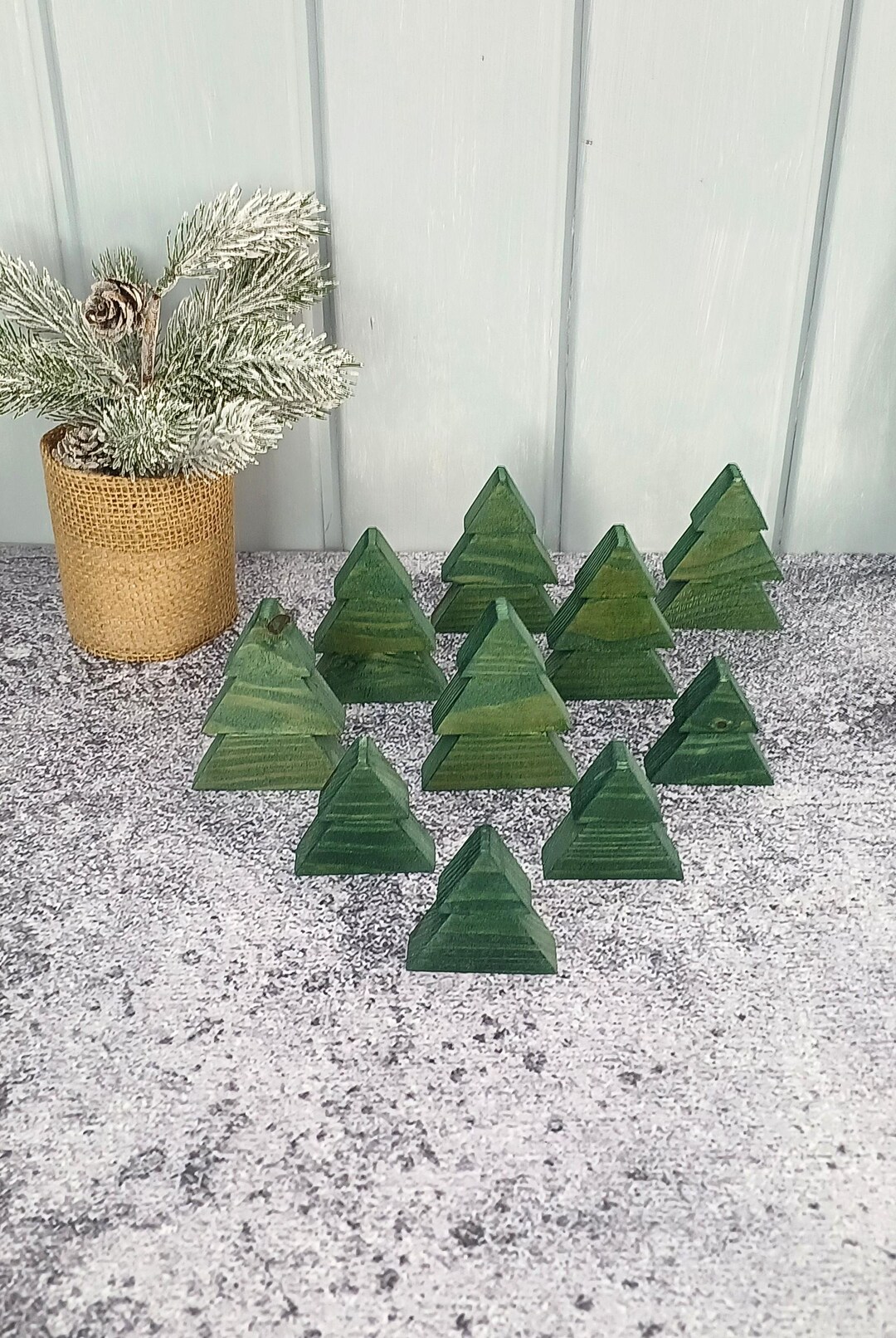 Cute Little Fir Trees/christmas Trees, 2 Sizes, Sustainable Wood, Great ...