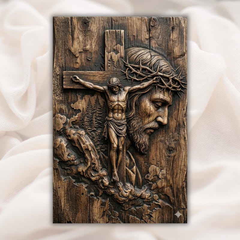 Crucifix File for a Cnc - Etsy