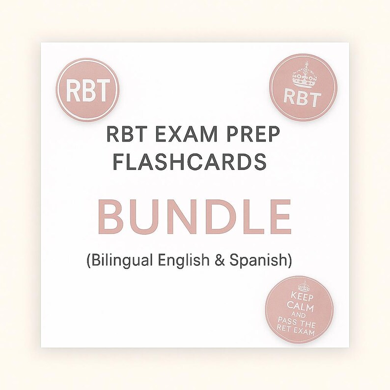 Save With the Full RBT Exam Prep Bundle! 130 Bilingual Flashcards ...
