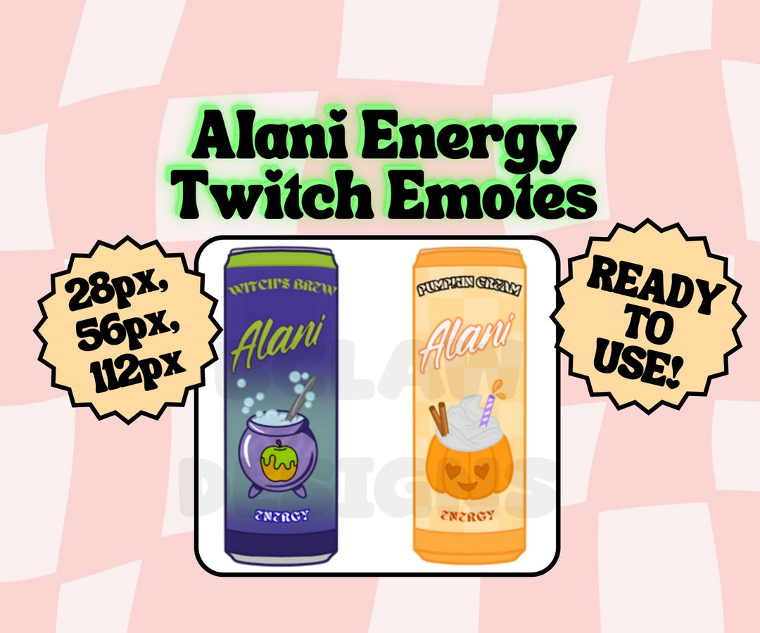Alani Energy Drink Emotes for Twitch and Streaming Platforms | Twitch ...
