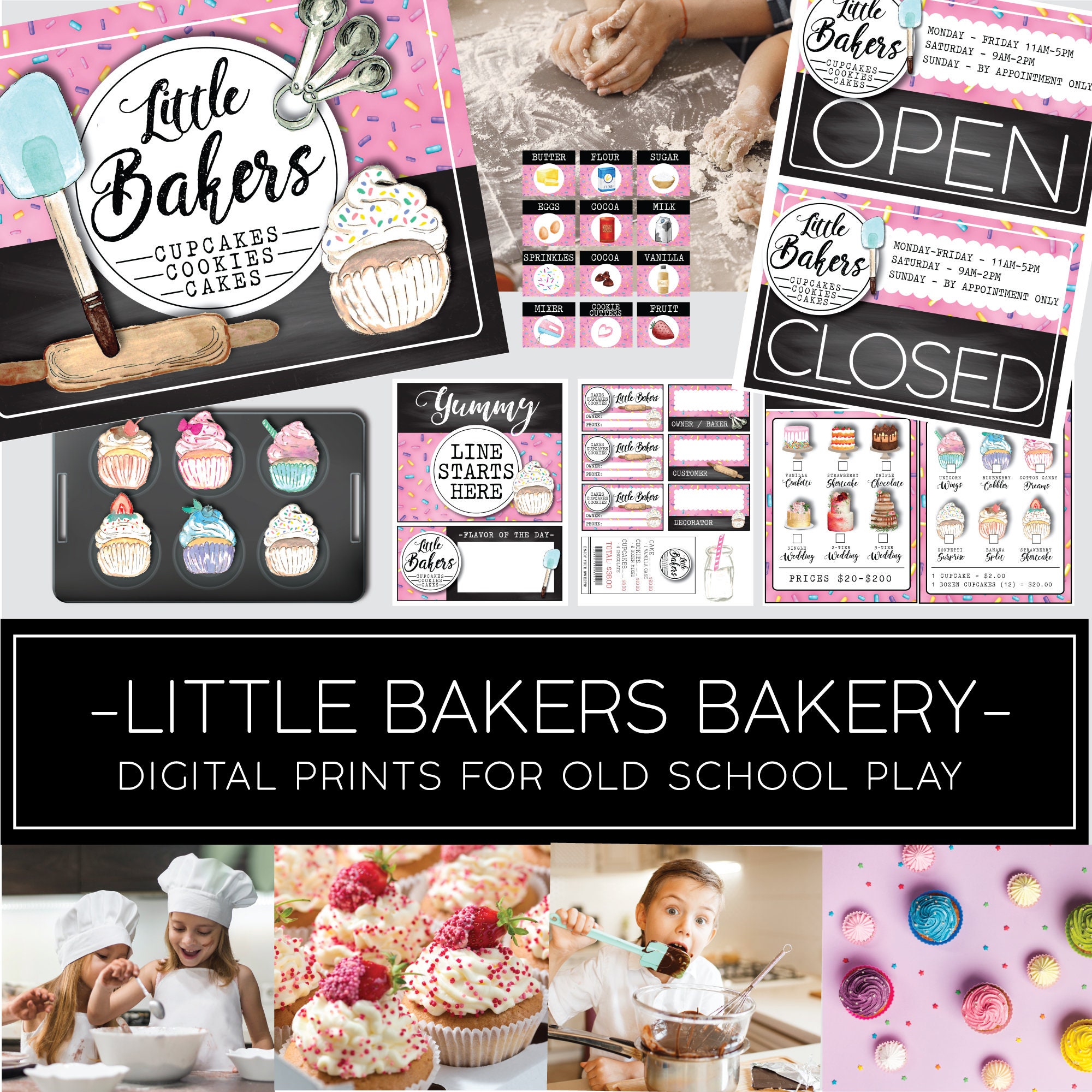 Bakery / Cookies / Pretend Play Toys / Digital Downloads / Role Play ...