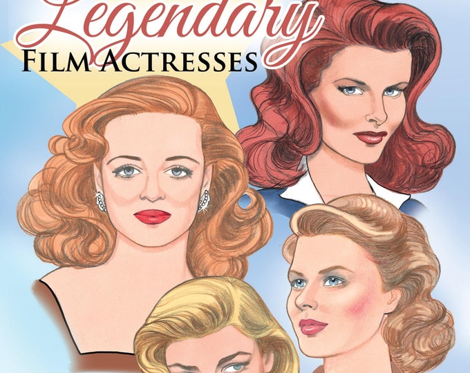 Legendary Film Actresses Paper Dolls and Film Fashions - Etsy