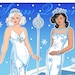 Snow Queen Paper Doll - Etsy