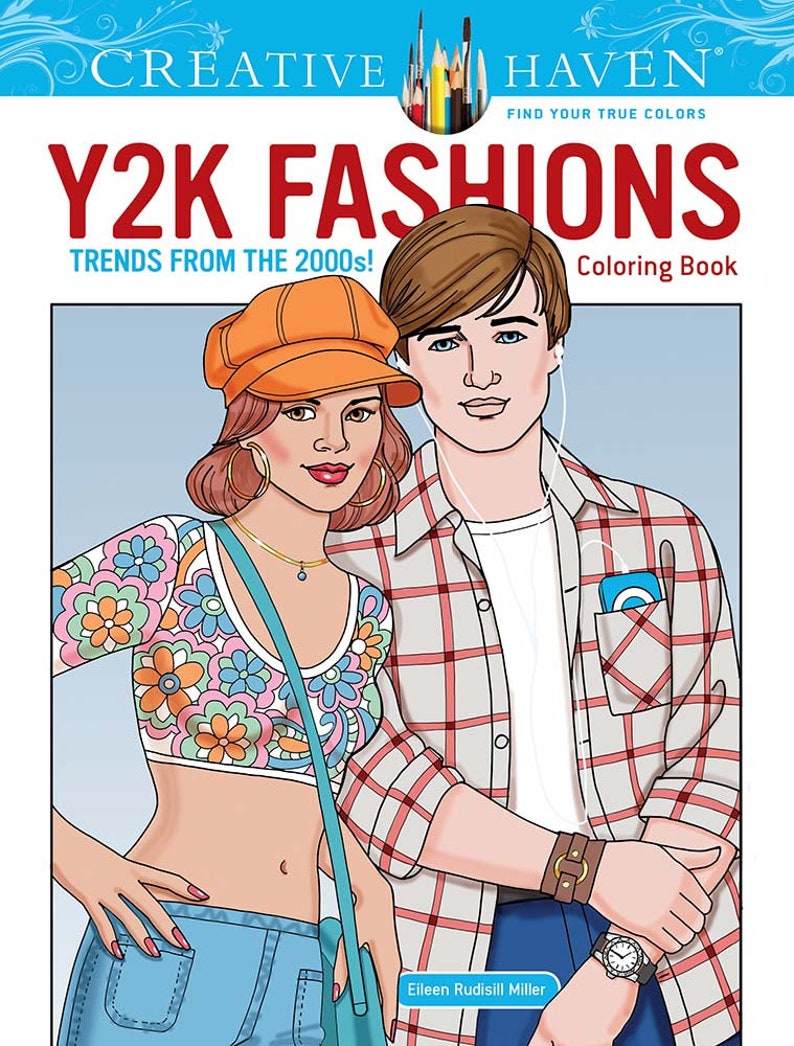 Creative Haven Y2K Fashions Coloring Book: Trends From the 2000s! - Etsy