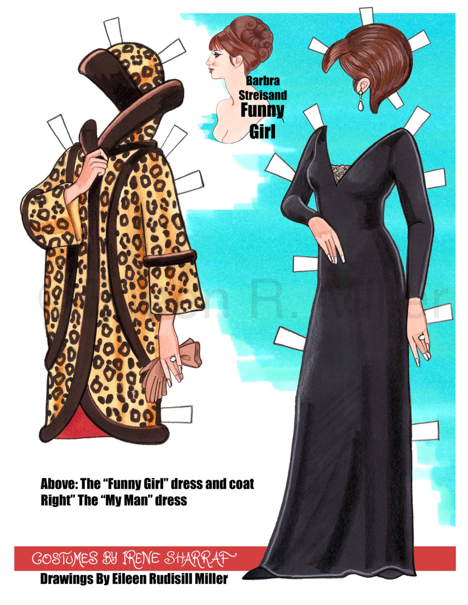 Funny Girl Paper Doll - Etsy